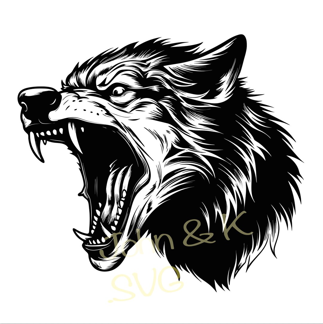 Werewolf Svg, Dangerous Werewolf Art, Werewolf Clipart, Werewolf Svg ...