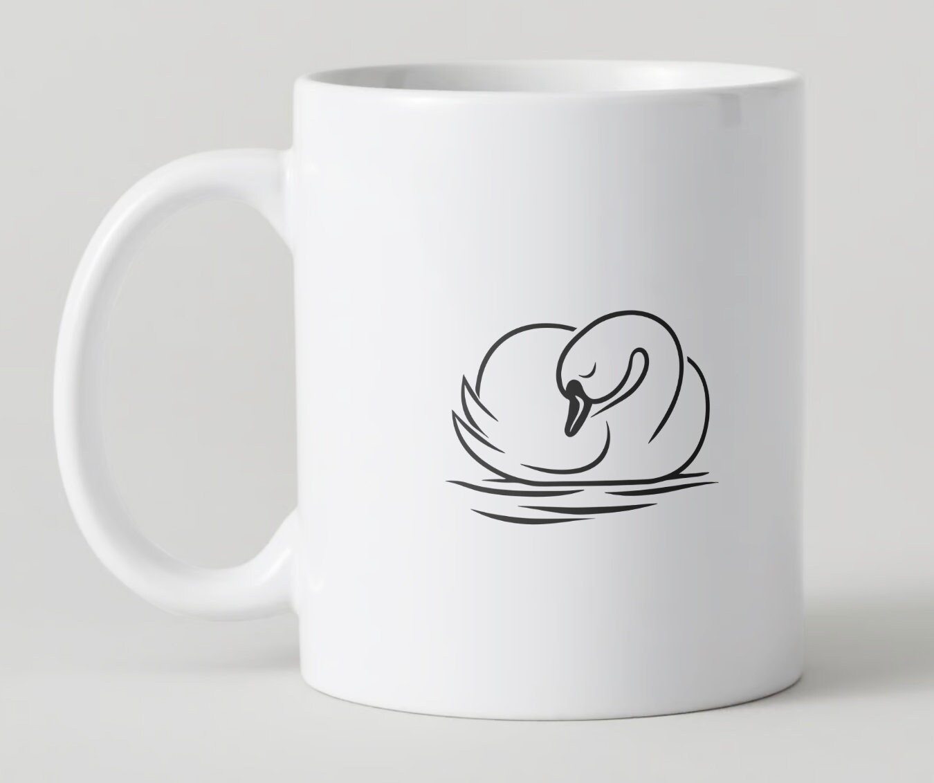 Swan Svg, Cute Swan Svg, Sleeping Swan Cut File Cricut Silhouette ...