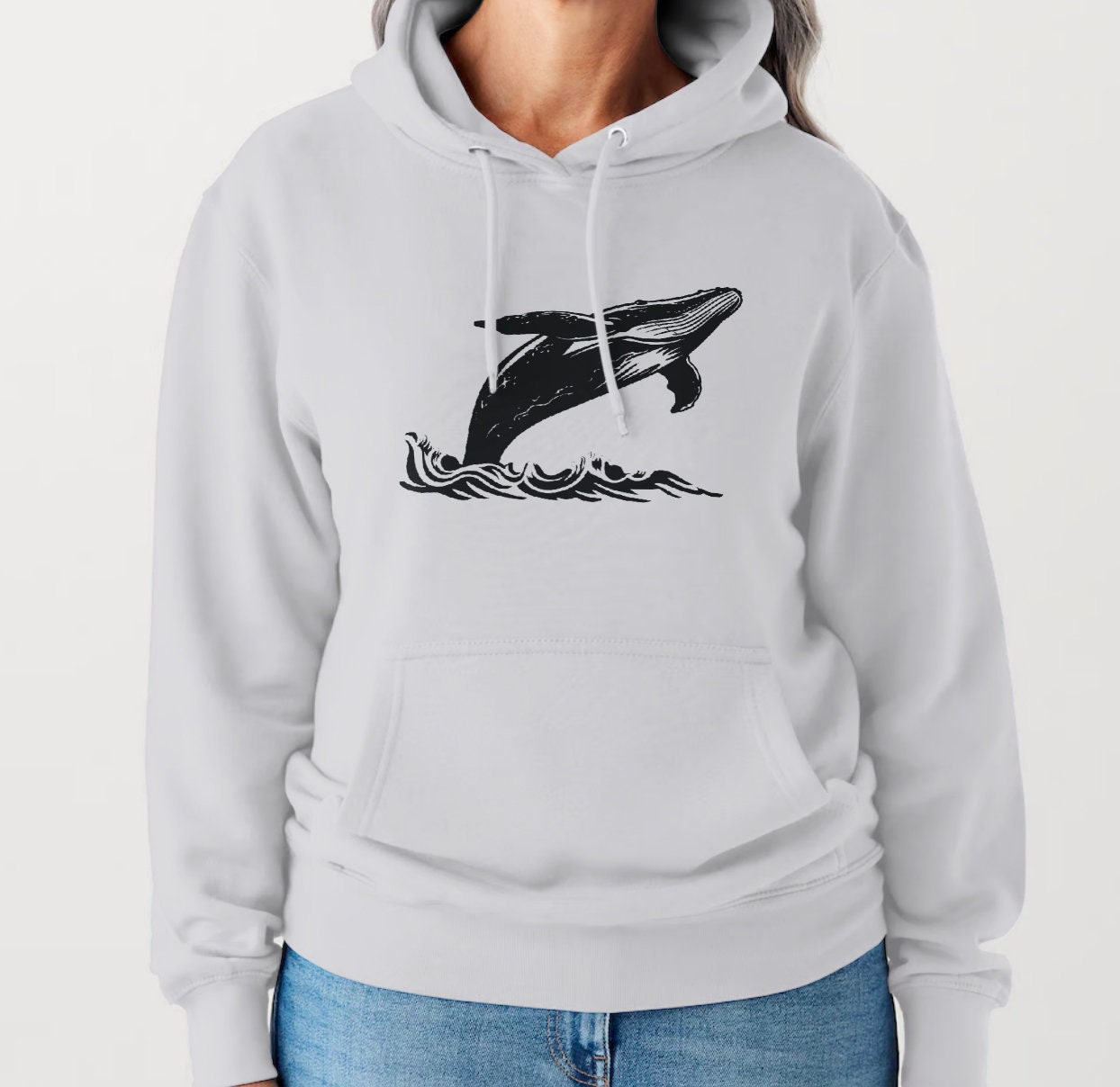 Bowhead Whale Breaching SVG: Cricut, Silhouette Cut File (commercial ...