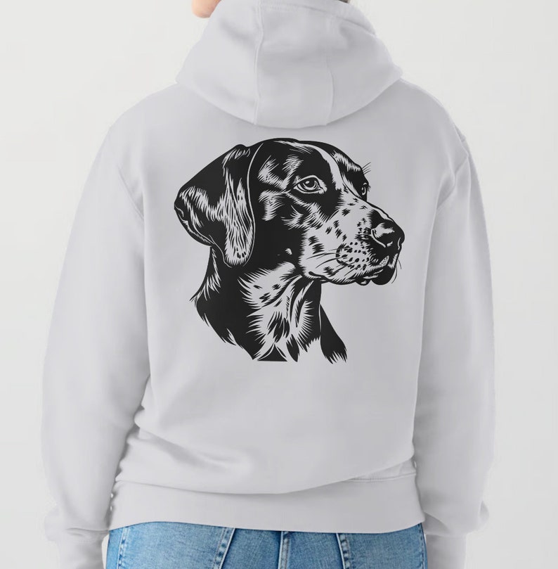 German Shorthaired Pointer SVG, Dog Outline Cut File Cricut Silhouette ...