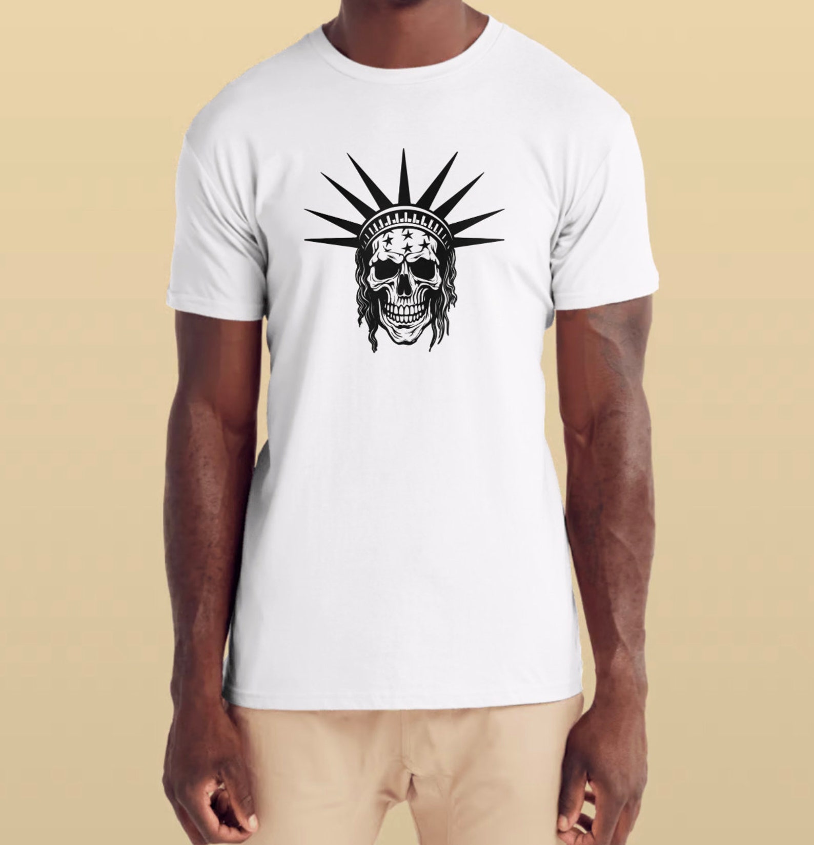 Liberty Skull Svg, Patriot Skull Svg, American Skull Clipart, Skull Svg ...