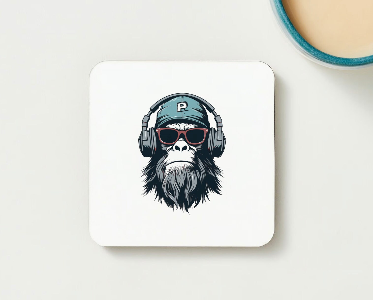 Ape Svg, DJ Ape Png, Ape Decal Cutfile Cricut Silhouette Clipart Png ...