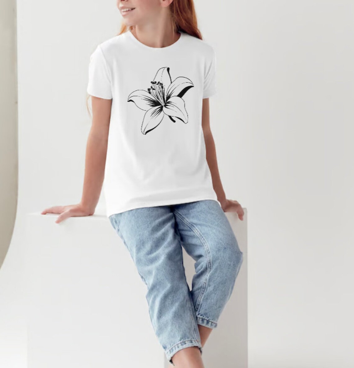 Lily Svg, Lily Flower Outline, Lily Clipart, Lily Svg for Shirt, Decor ...