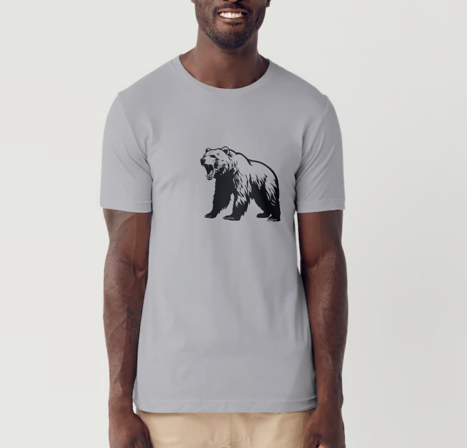 California Grizzly Bear Svg, California State Mammal Vector, Bear Lover ...