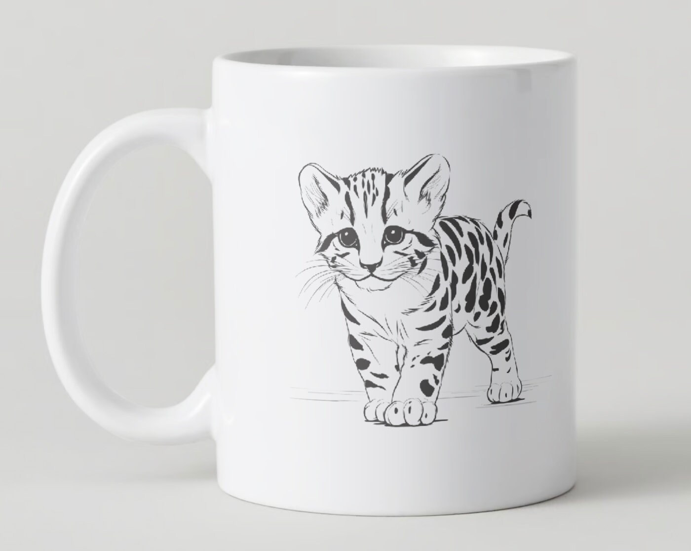 Ocelot Svg, Ocelot Clipart, Wild Cat Svg, Cricut Silhouette Wild Cat ...