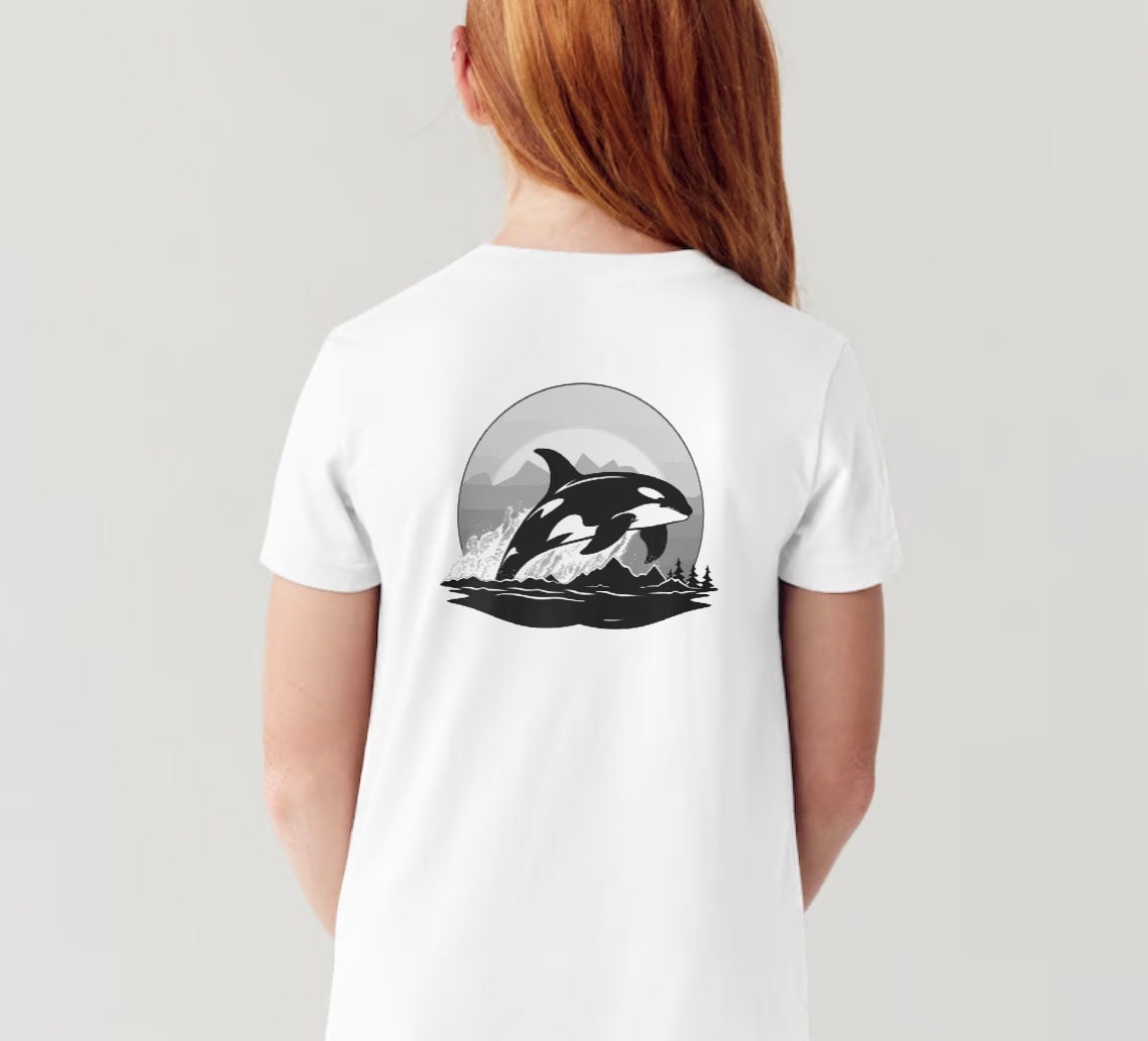 Killer Whale Svg, Breaching Orca Svg Cutfile Clipart Cricut Silhouette ...