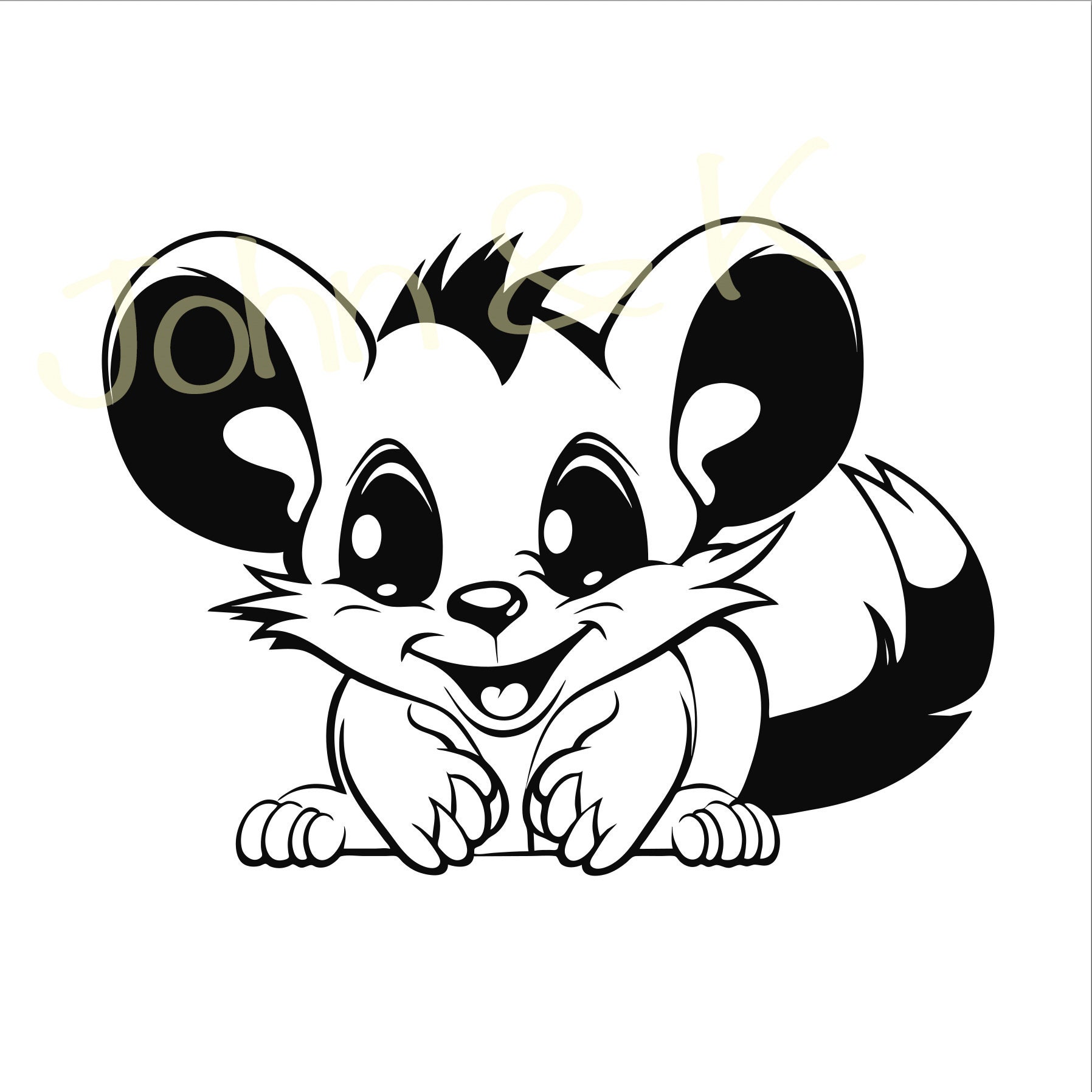 Possum Svg Cute Possum Svg Cute Possum Svg Animal Lover - Etsy