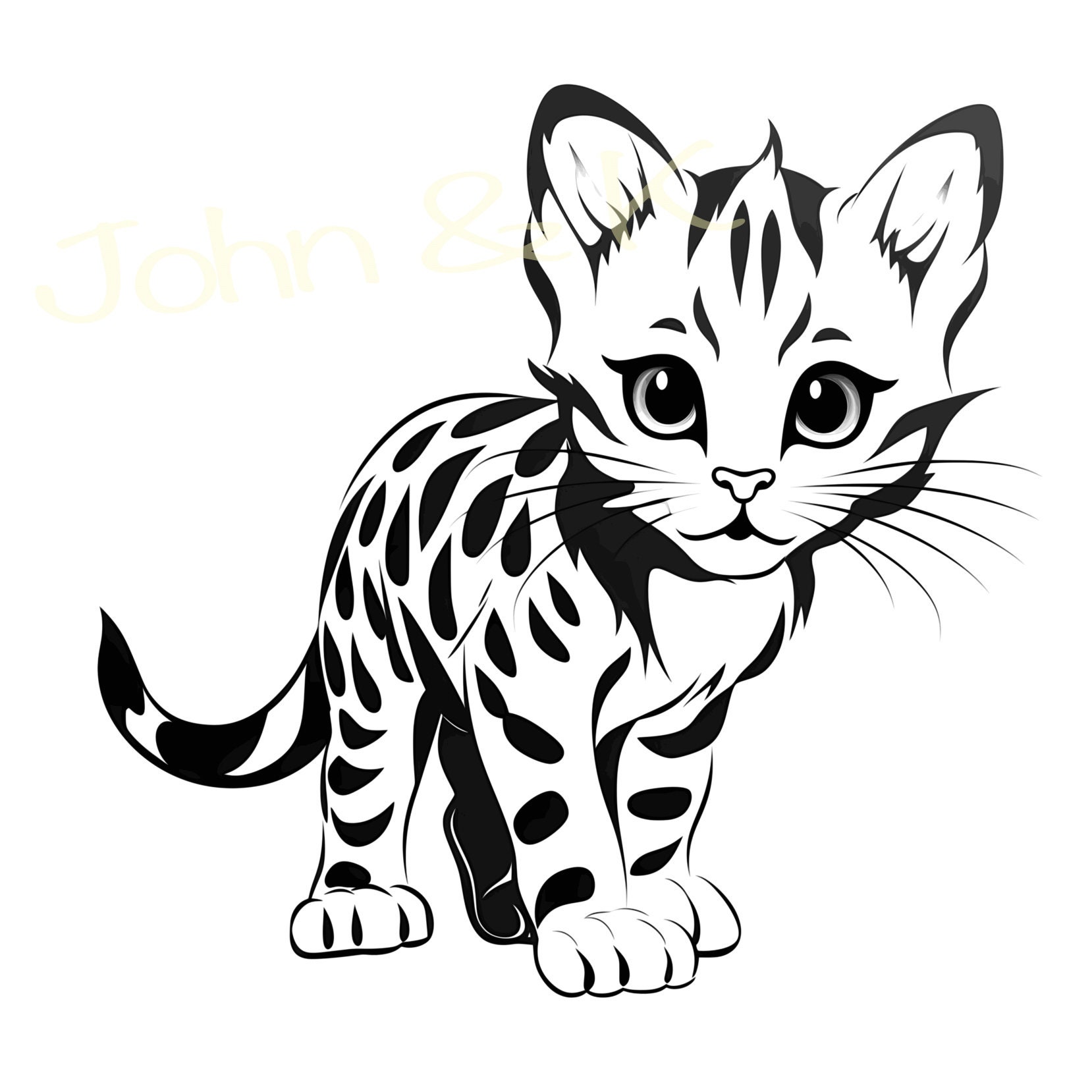 Ocelot Svg Ocelot Cutfile Wildcat Svg Cricut Silhouette - Etsy