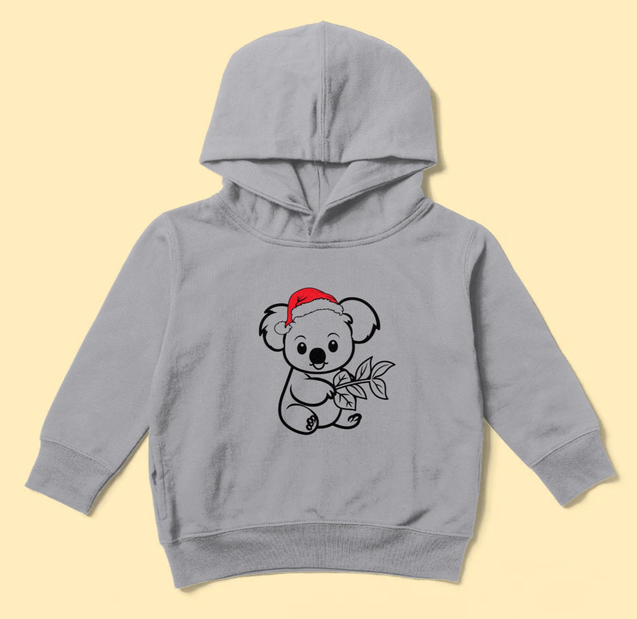 Cute Koala Svg, Santa Koala Svg, Koala Lover Clipart, Christmas Koala ...