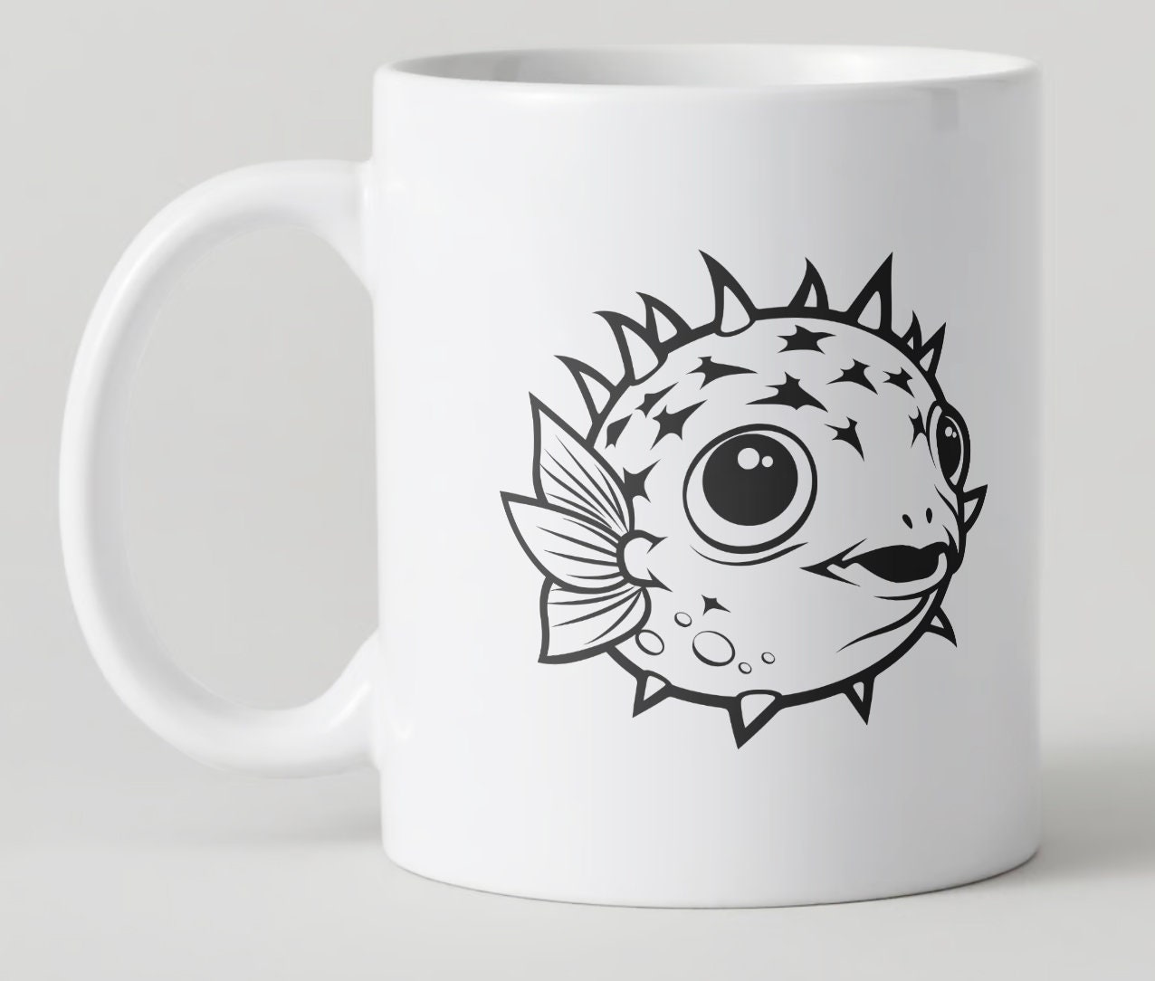 Puffer Fish Svg, Cute Puffer Fish Svg Cut File Cricut Silhouette ...