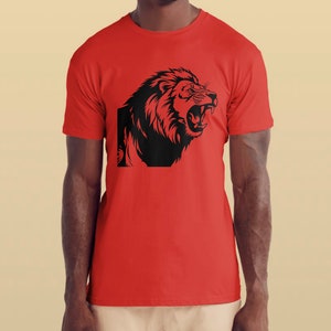 Angry Lion Svg, African Lion Art, Lion Clipart, Male Lion Head Svg for ...