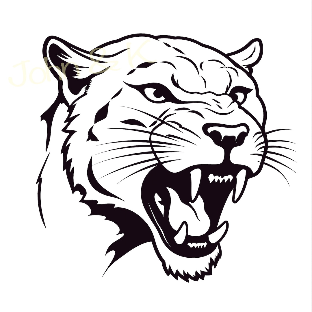 Cougar Svg, Mountain Lion Vector, Puma Svg for Shirt Mug Sticker ...