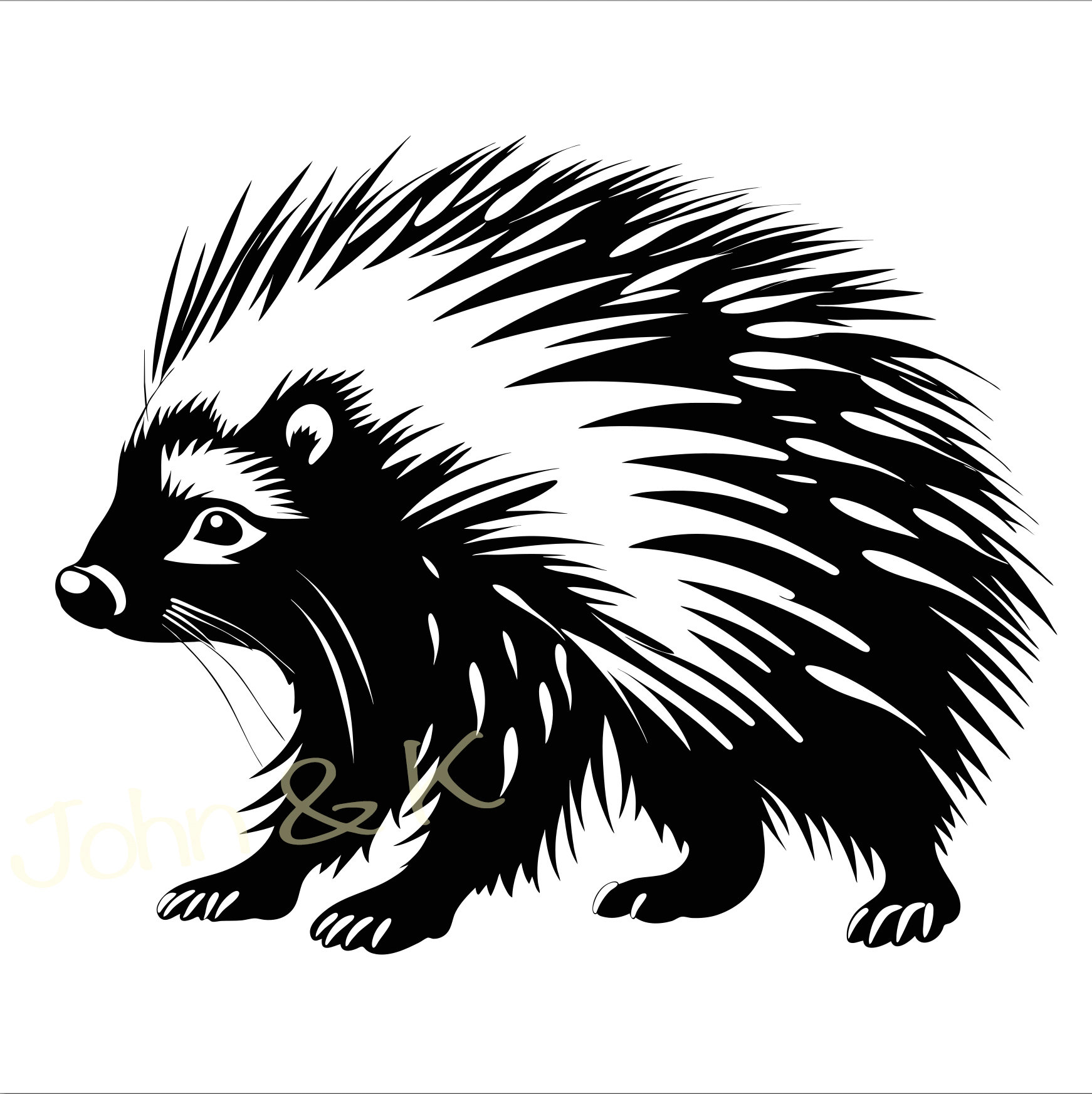 Porcupine Svg, Porcupine Vector, Quill Svg, Porcupine Clipart, Cute Pig ...