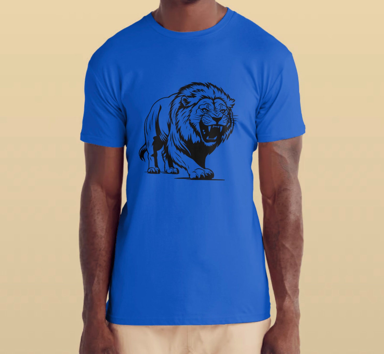 Angry Lion Svg African Lion Art Lion Clipart Male Lion Svg - Etsy