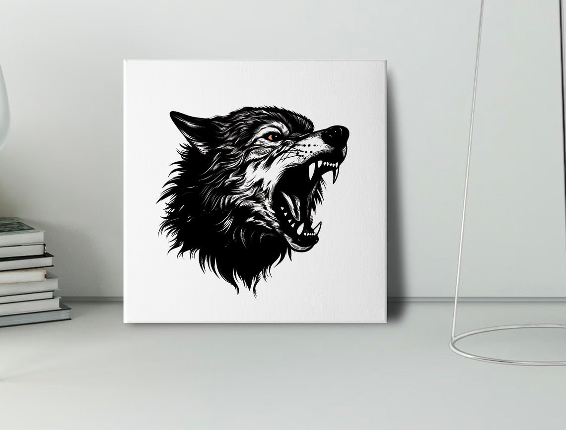 Yukon Wolf Svg Grey Wolf Art Wolf Clipart Wolf Head Svg for - Etsy