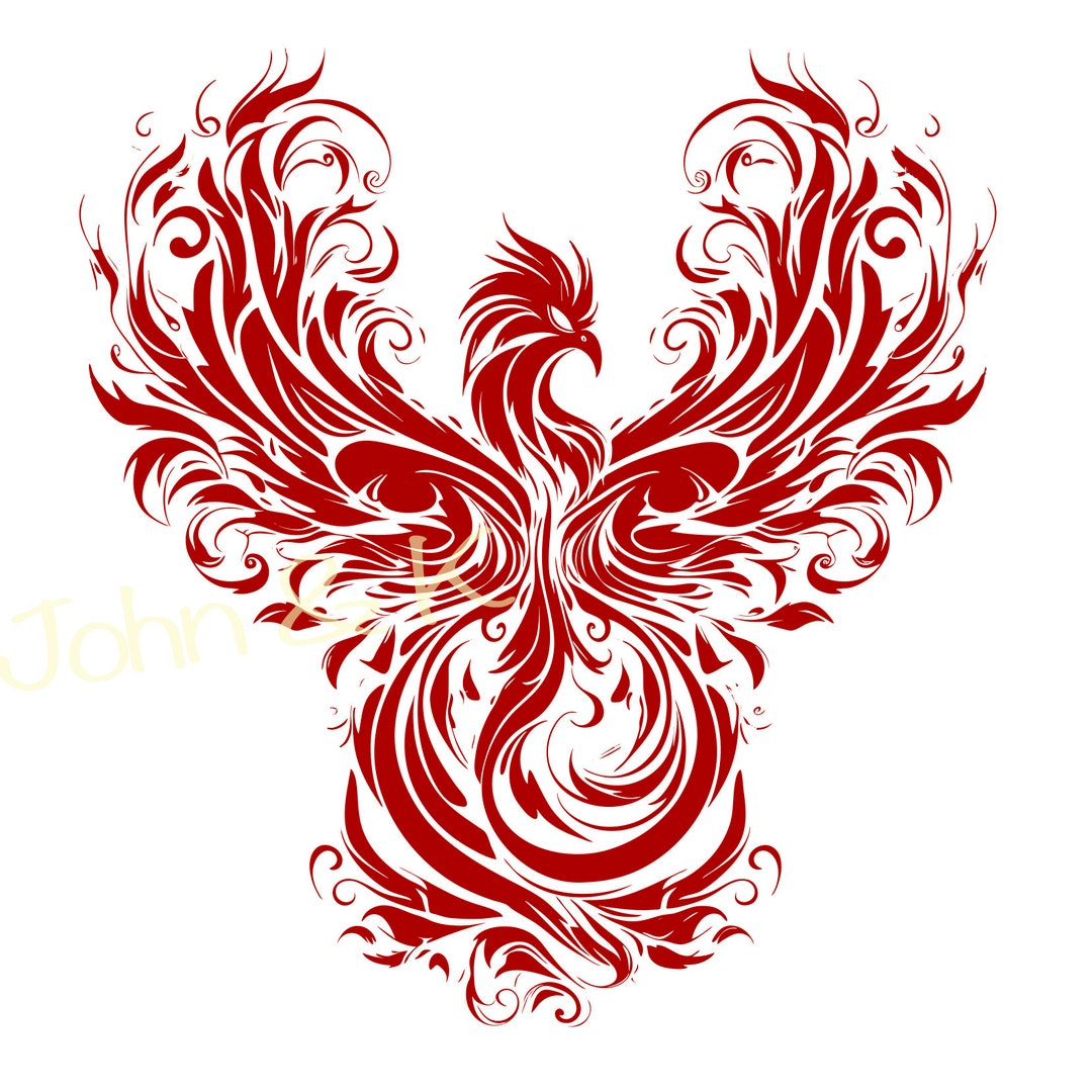 Phoenix Nirvana Svg, Phoenix Vector, Rise From the Ashes Svg, Phoenix ...