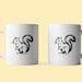 Gray Squirrel Svg, Foraging Squirrel Svg, Squirrel Svg for Shirt Mug ...