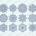 Christmas Mandala Ornaments Svg Christmas Snowflakes Svg Mandala Svg ...