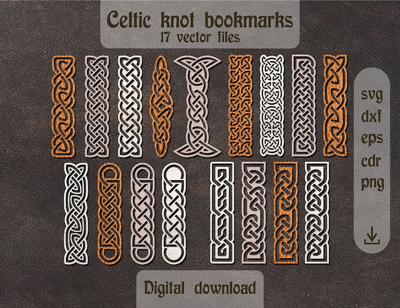 Celtic Bookmarks Svg | Celtic Knot Svg | Bookmark Template | Laser Cut ...