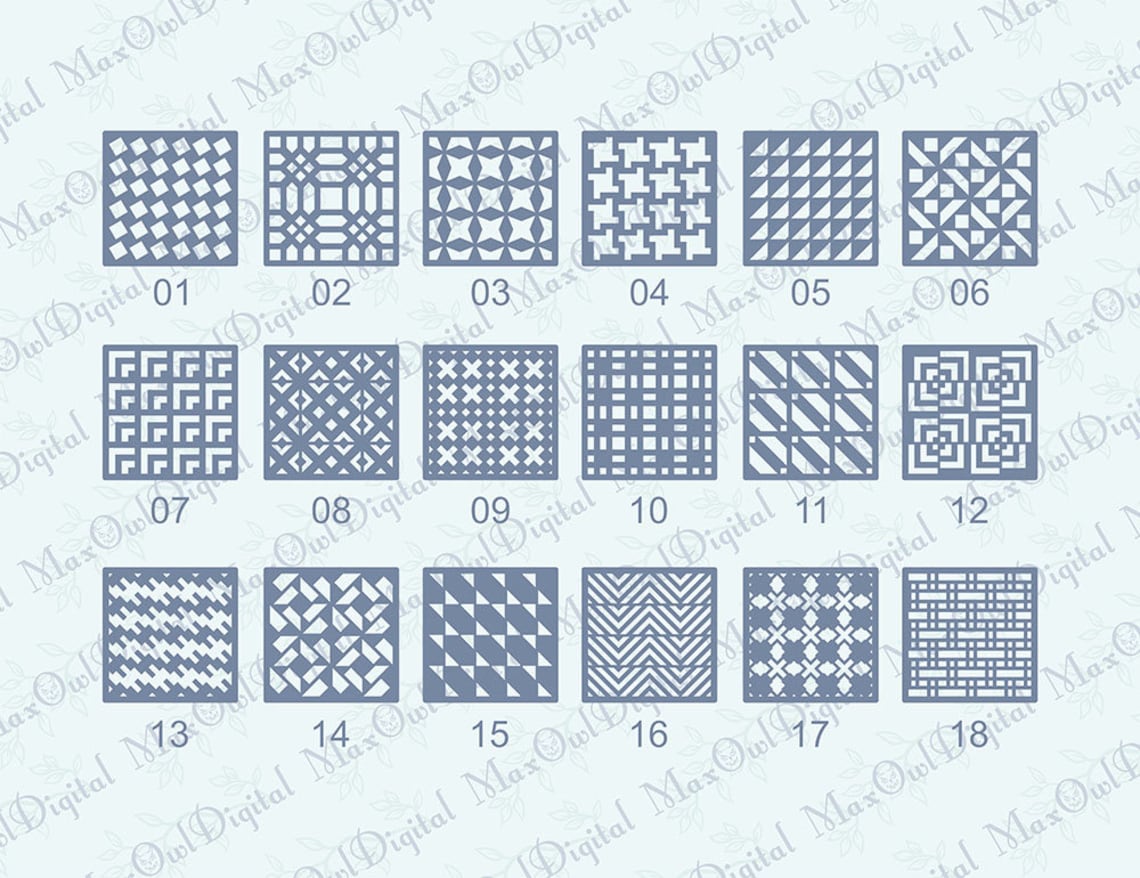 Square Coasters Svg Geometric Wall Decor Dxf Wooden Coasters Laser Cut ...