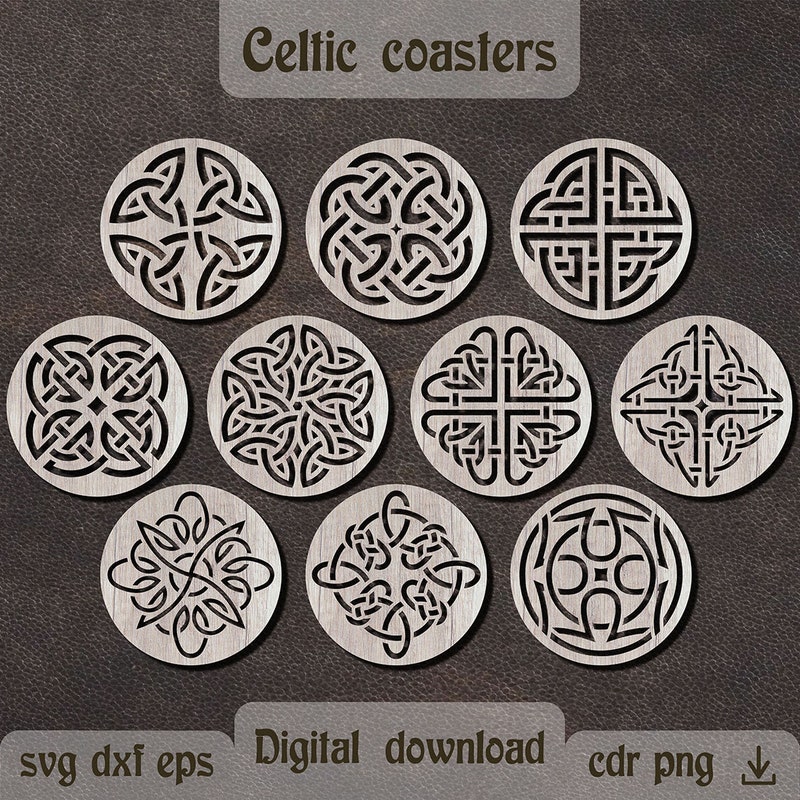 Laser Cut Coaster - Etsy