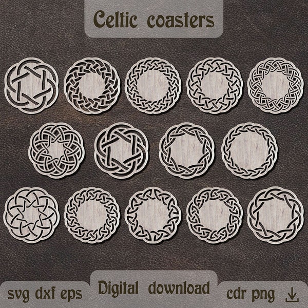 Celtic Knot Coasters - Etsy