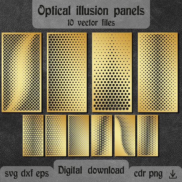 Optical Illusion Wood Patterns - Etsy