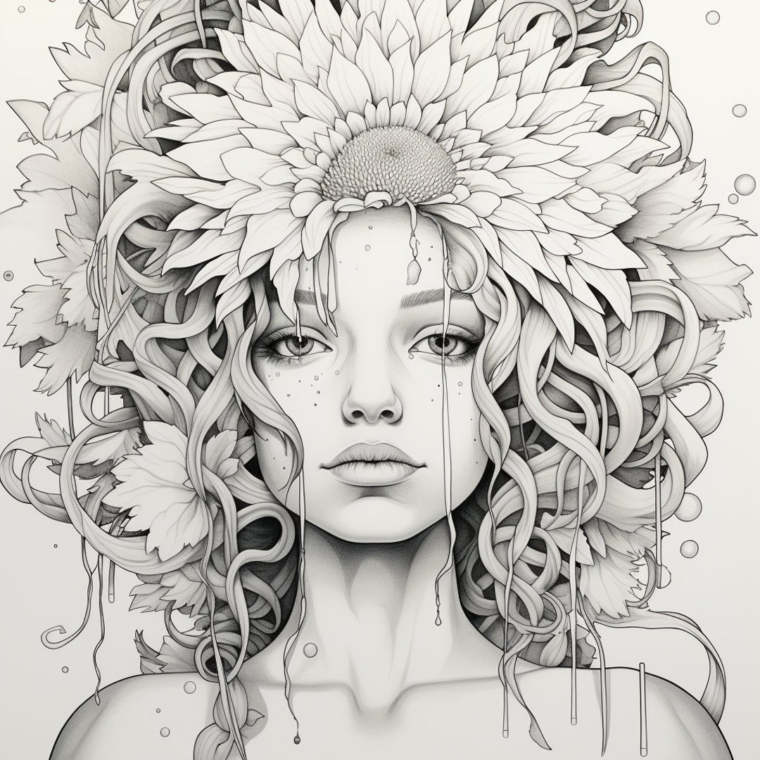 Coloring Pages Prints Etsy