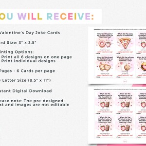 Printable Valentine's Day Joke Cards, Funny Kids Jokes, School ...