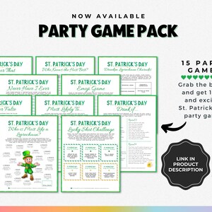St. Patrick's Day Green Color Match up Game, Printable Senior Trivia ...