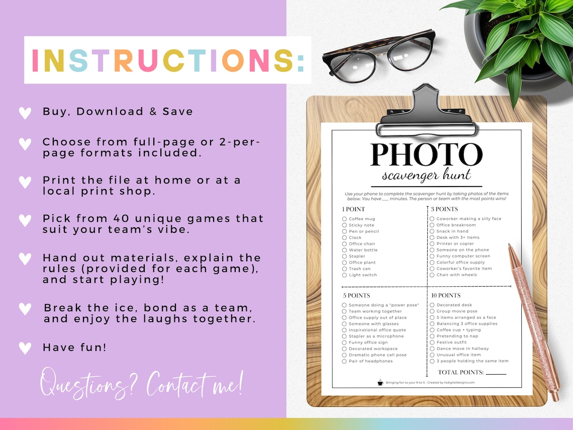 Staff Meeting Games, Office Party Game Bundle, Get to Know Me Staff ...