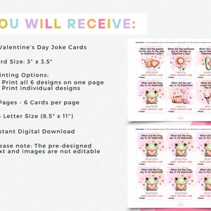 Printable Valentine's Day Joke Cards, Funny Kids Jokes, School ...