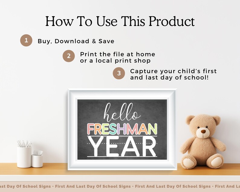 First Day of 9th Grade Chalkboard Sign, Last Day of High School Sign ...