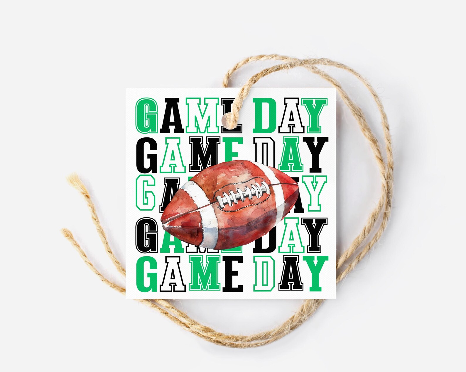 Printable Football Game Day Treat Tags, Game Day Snack Tags, Sport ...