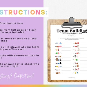 Office Team Building Emoji Game, Workplace Coworker Games, Staff ...