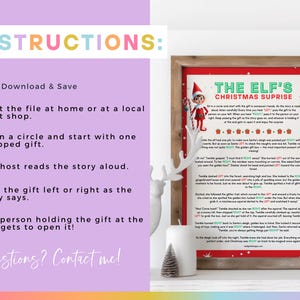 Christmas Left Right Game, Pass the Gift, Fun Holiday Gift Exchange ...