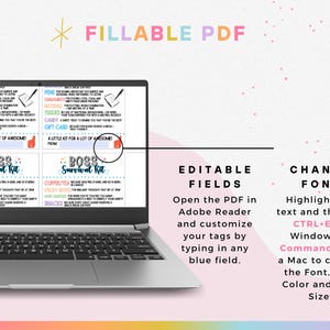 Boss Survival Kit Tag, National Boss Day, Happy Bosses Day Tag, Boss ...