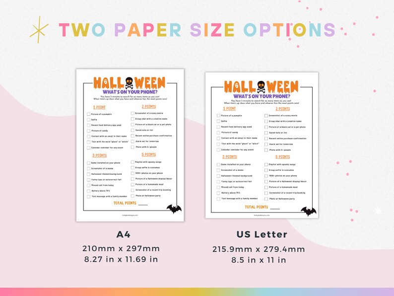Halloween Whats on Your Phone Game, Printable Group Party Game, Phone ...