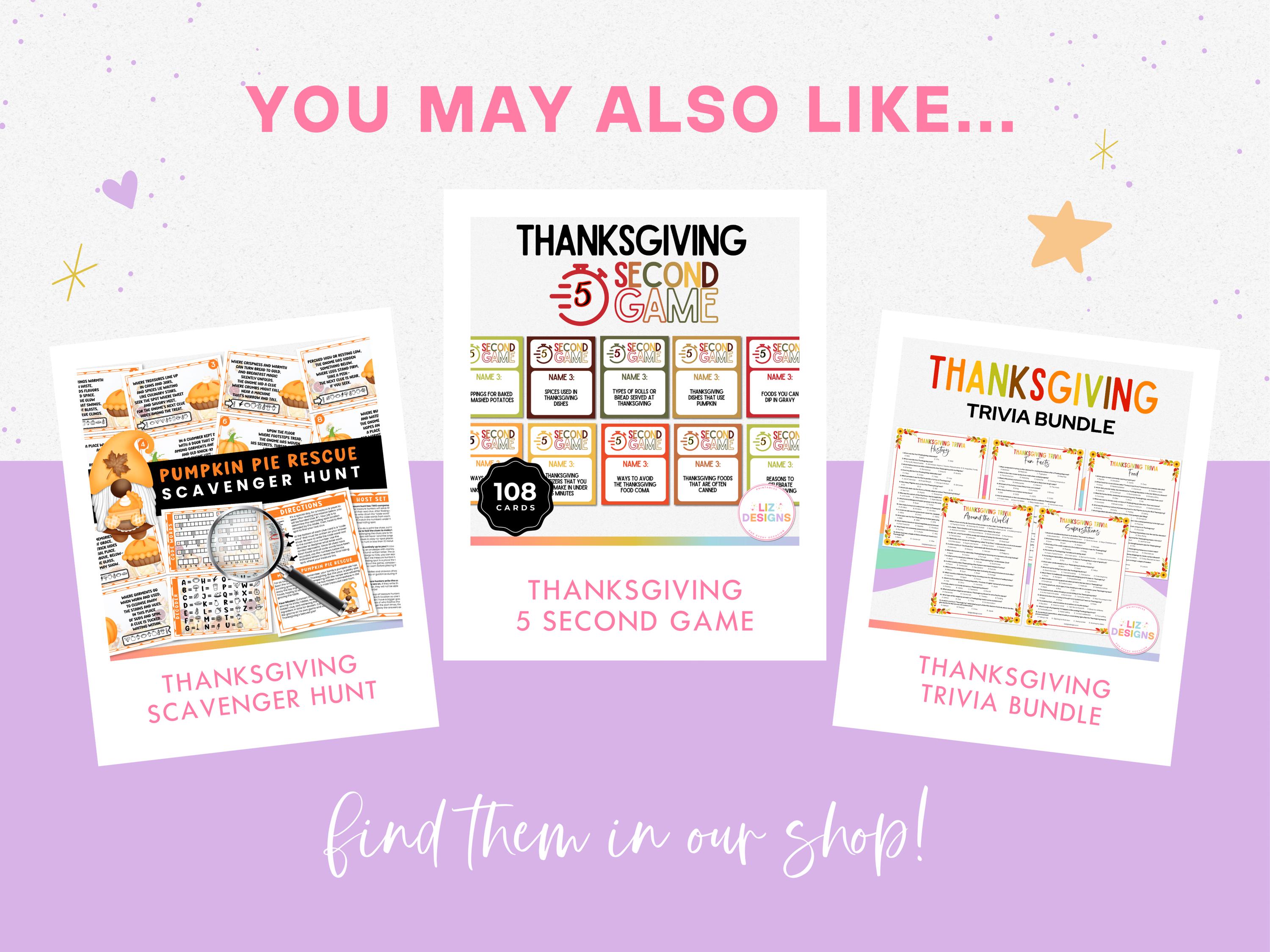 Thanksgiving Drawing Game, Printable Drawing Challenge, Office Party ...