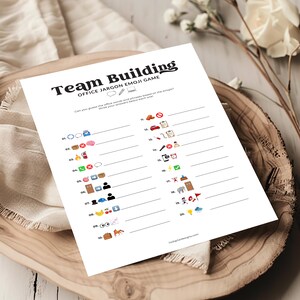 Office Team Building Emoji Game, Workplace Coworker Games, Staff ...