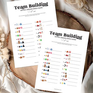 Office Team Building Emoji Game, Workplace Coworker Games, Staff ...