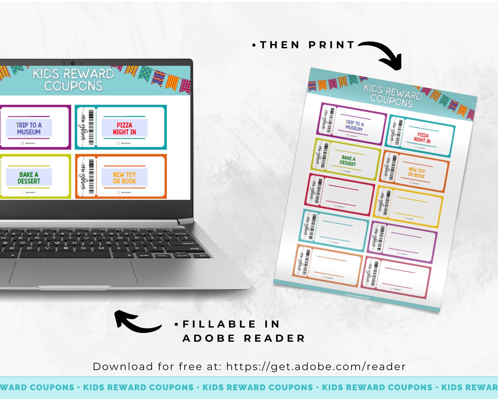 Kids Reward Coupon Book, Reward System for Kids, Kids Activities ...