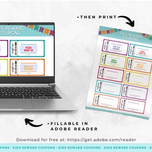 Kids Reward Coupon Book, Reward System for Kids, Kids Activities ...