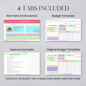 Google Sheets Budget Planner Tracker, Expense Tracker, Digital Budget ...