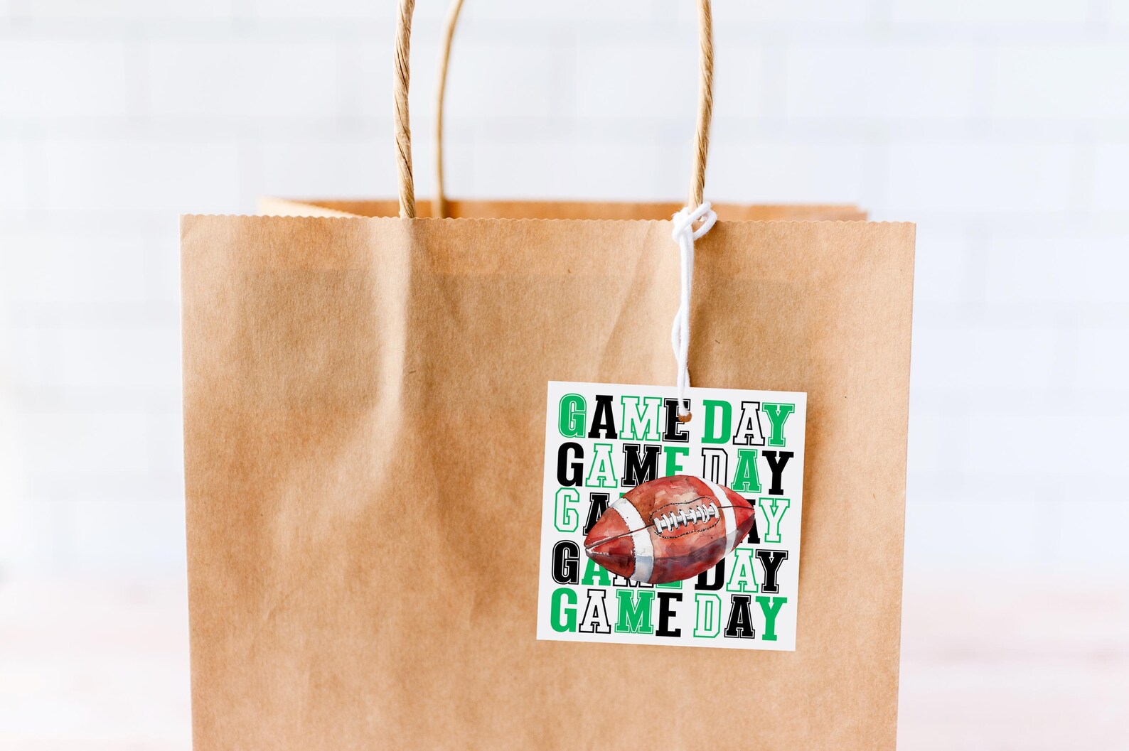 Printable Football Game Day Treat Tags, Game Day Snack Tags, Sport ...