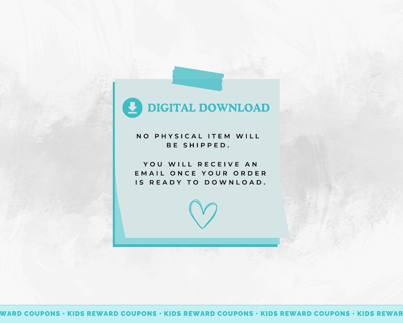 Kids Reward Coupon Book, Reward System for Kids, Kids Activities ...