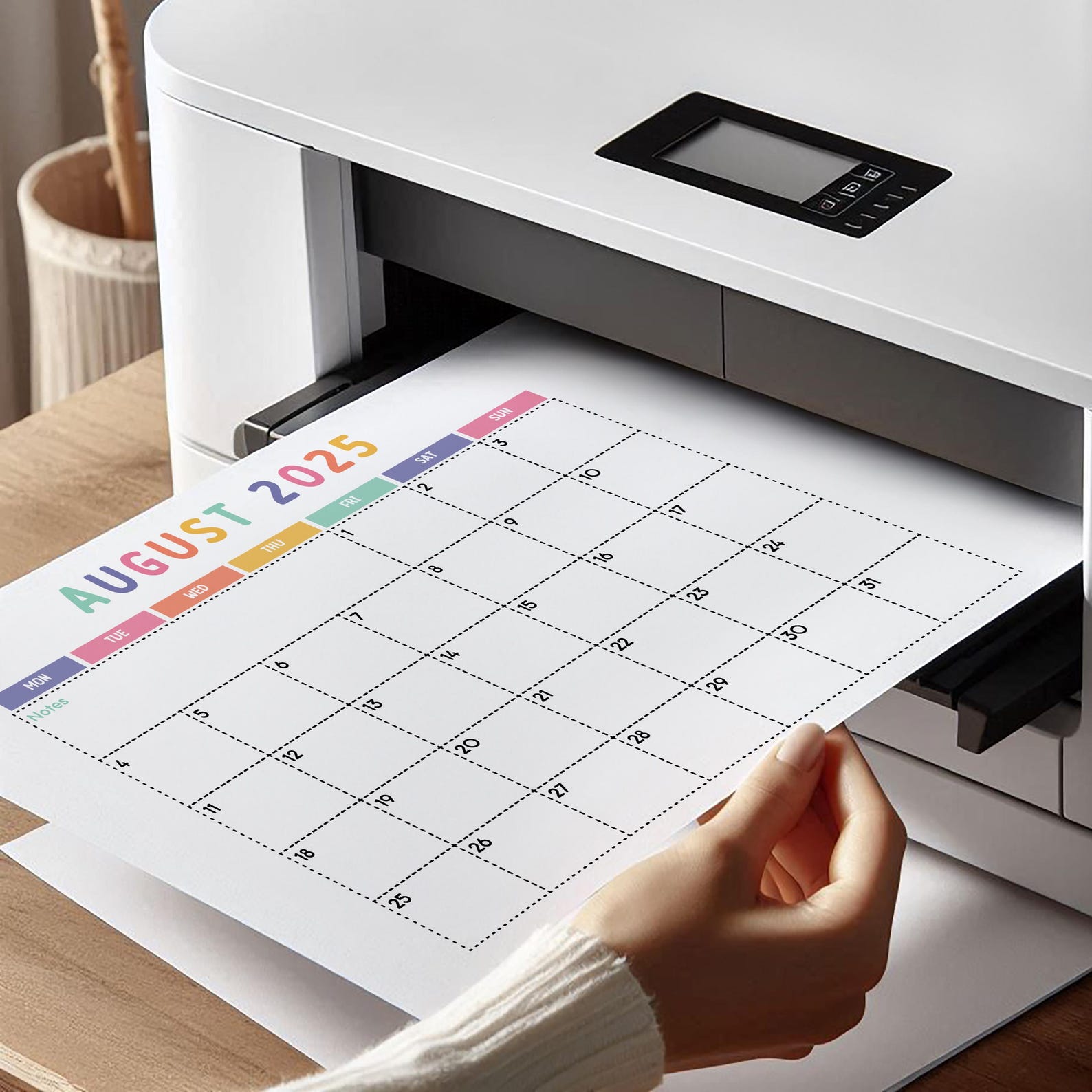 2025-2026 School Year Calendar, Printable Editable Monthly Academic ...