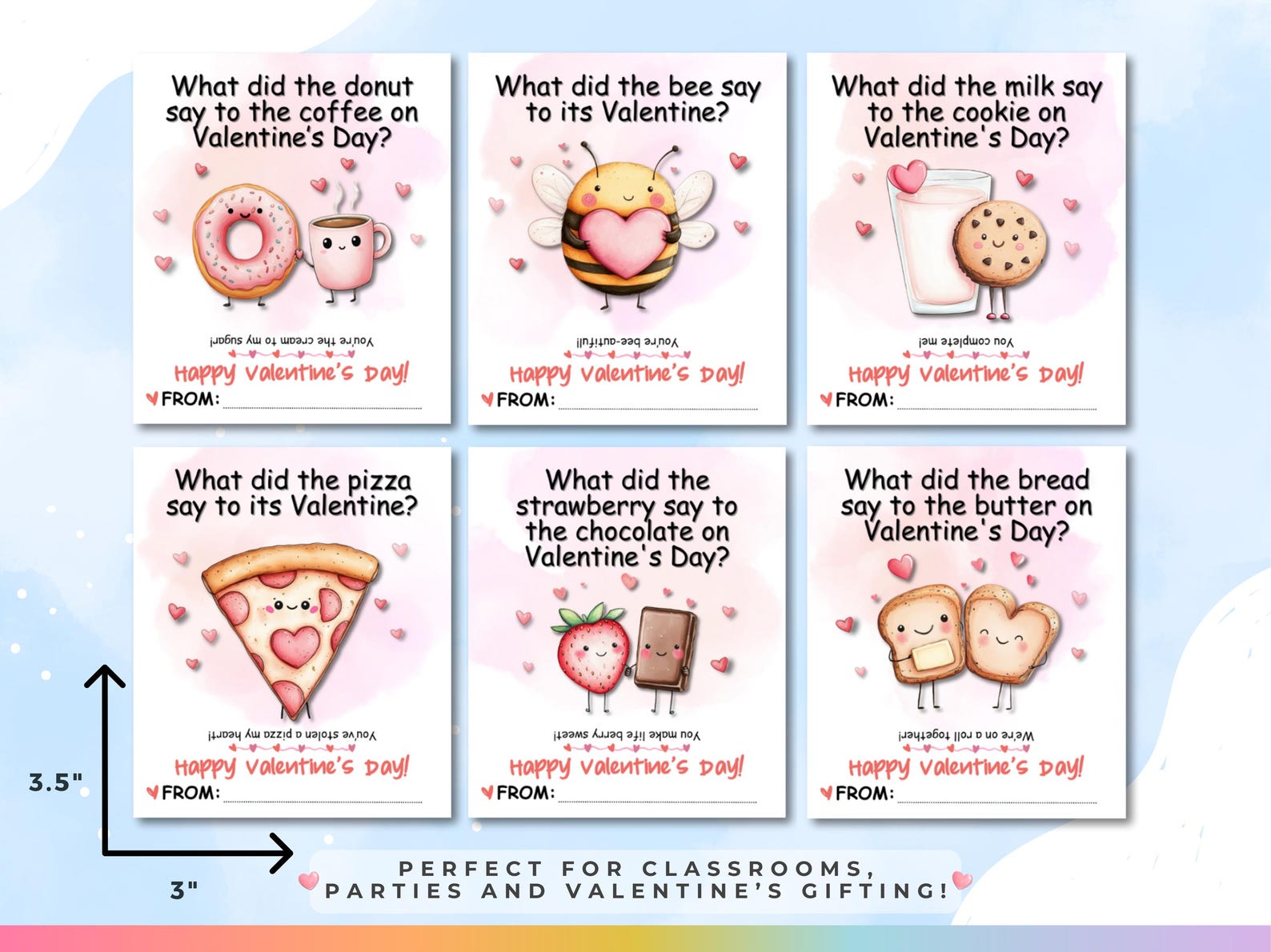 Printable Valentine's Day Joke Cards, Funny Kids Jokes, School ...