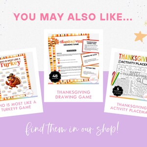 Roll and Draw a Turkey Game, Printable Thanksgiving Art Activity ...
