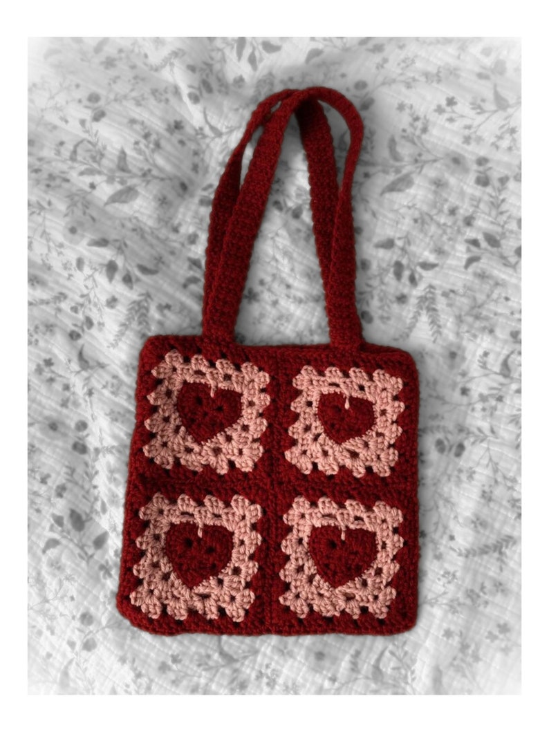 Crochet Granny Square Tote Bag - Etsy